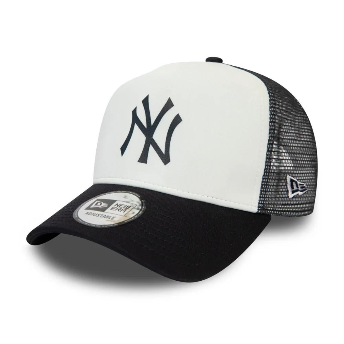 New Era MLB New York Yankees Team Colour White A-Frame Trucker Cap ...