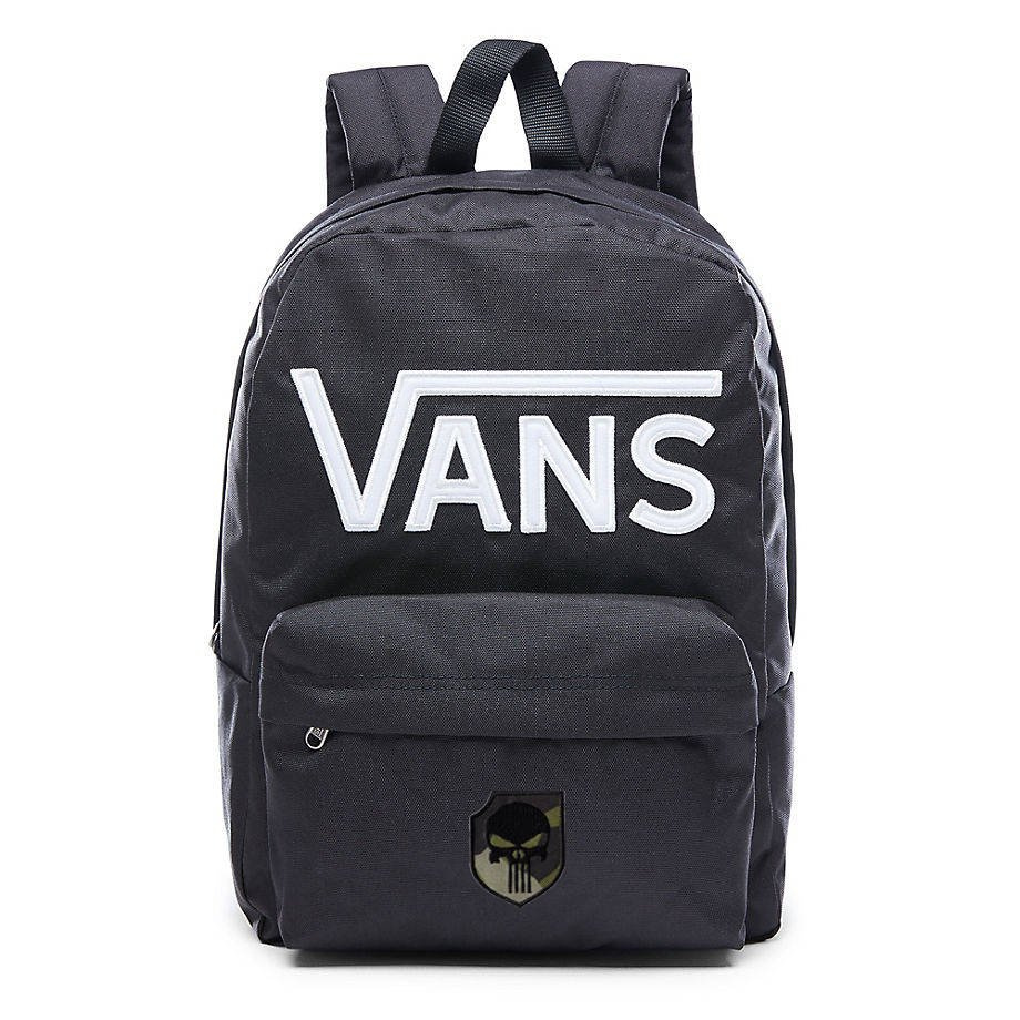 VANS - New Skool Backp Backpack Custom Skull - VN0002TLY28 000 ...