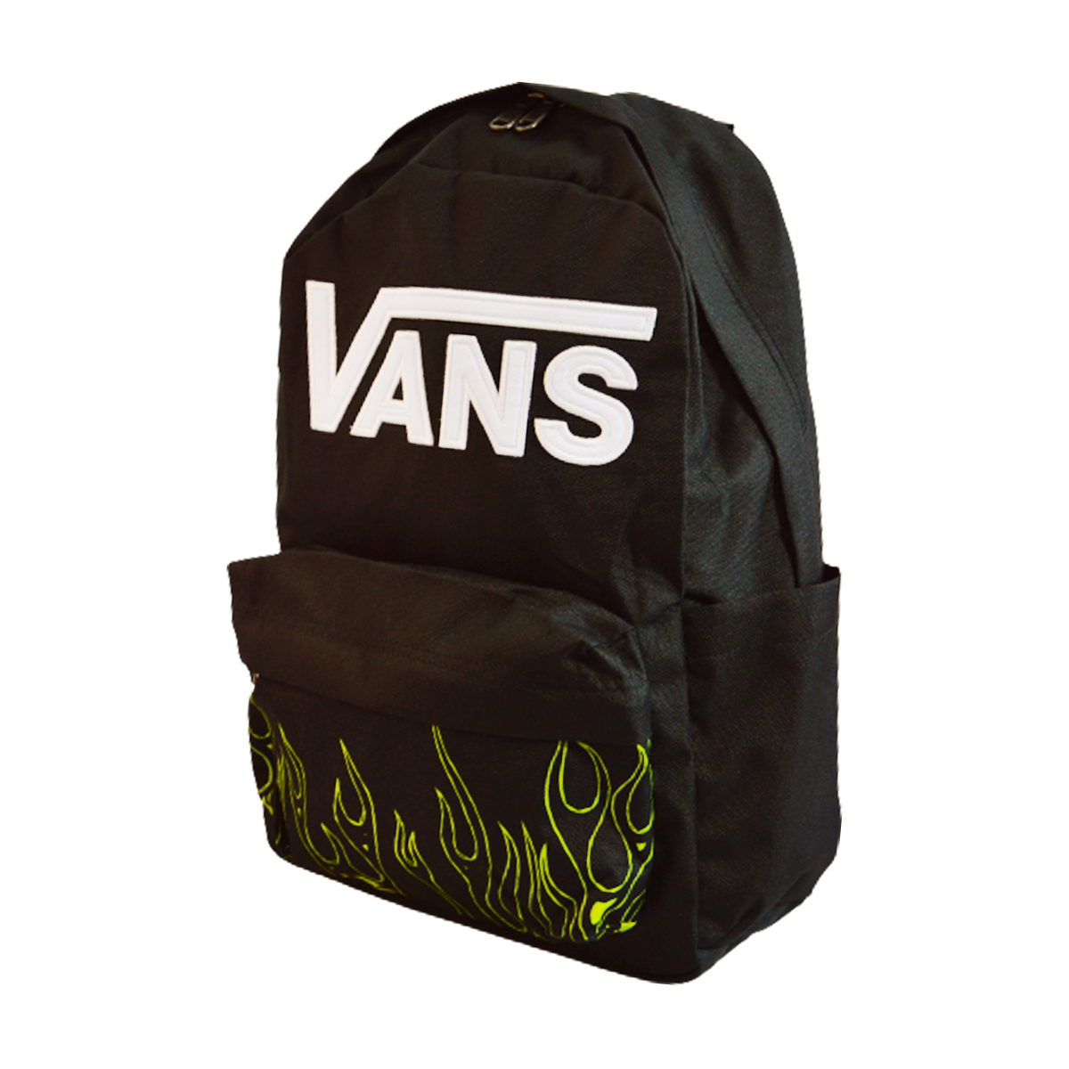 Vans New Skool Backpack black / lime green - VN000628CBK1 | Akcesoria i ...