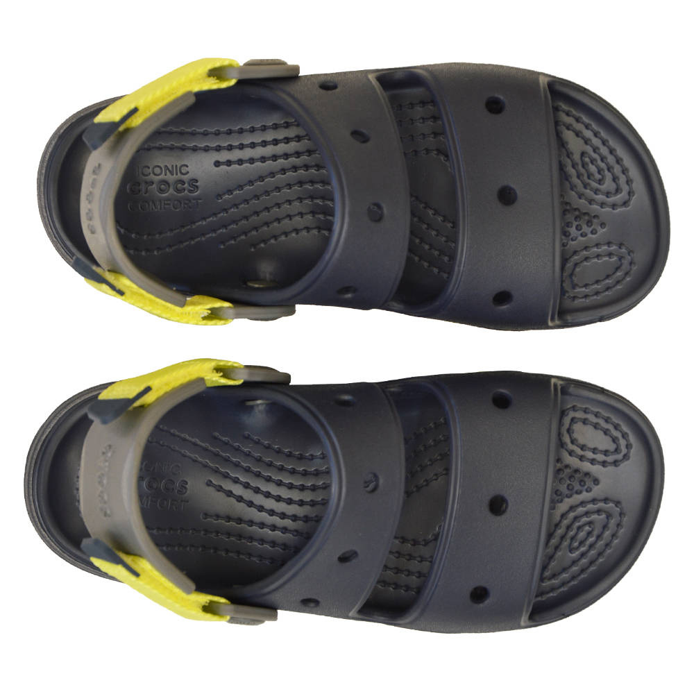 Klapki sandały dziecięce Crocs Classic All Terrain Sandal Granatowe ...