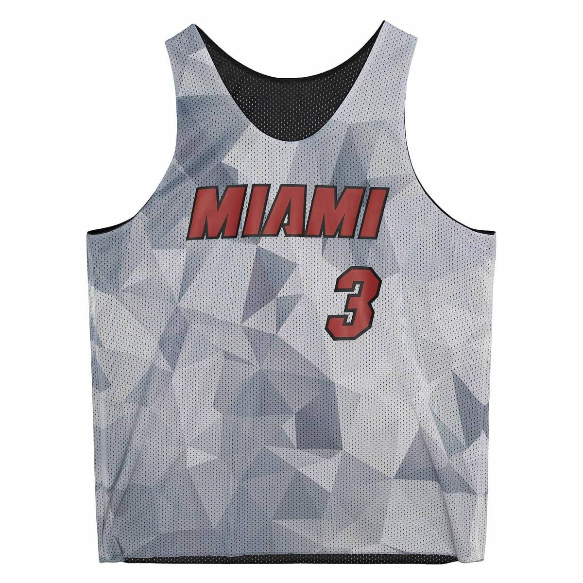 Koszulka dwustronna Mitchell & Ness Reversible Mesh Tank NBA Miami Heat ...